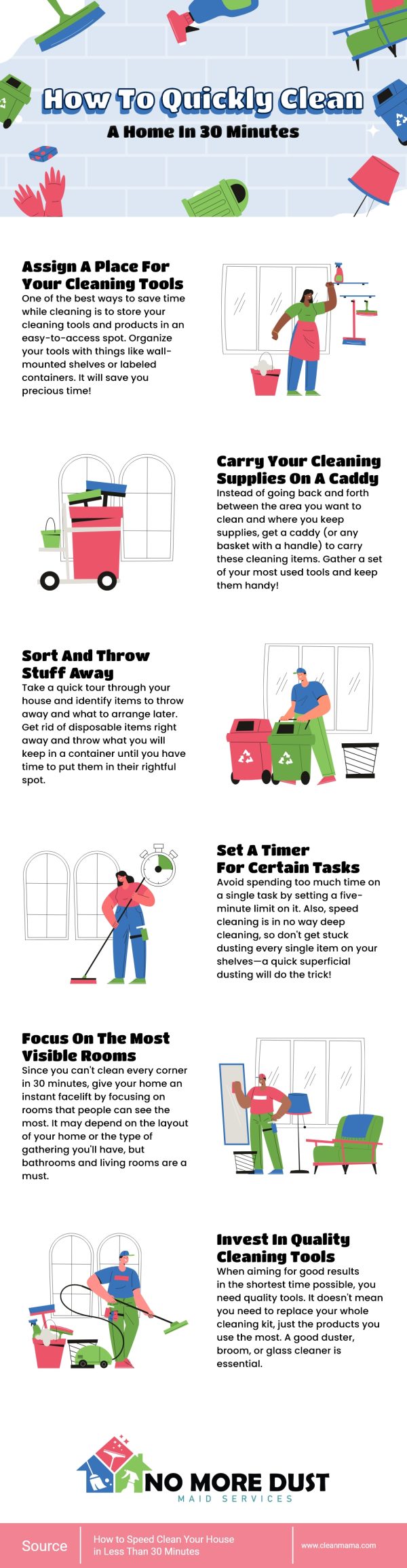 How To Quickly Clean A Home In 30 Minutes | Blog